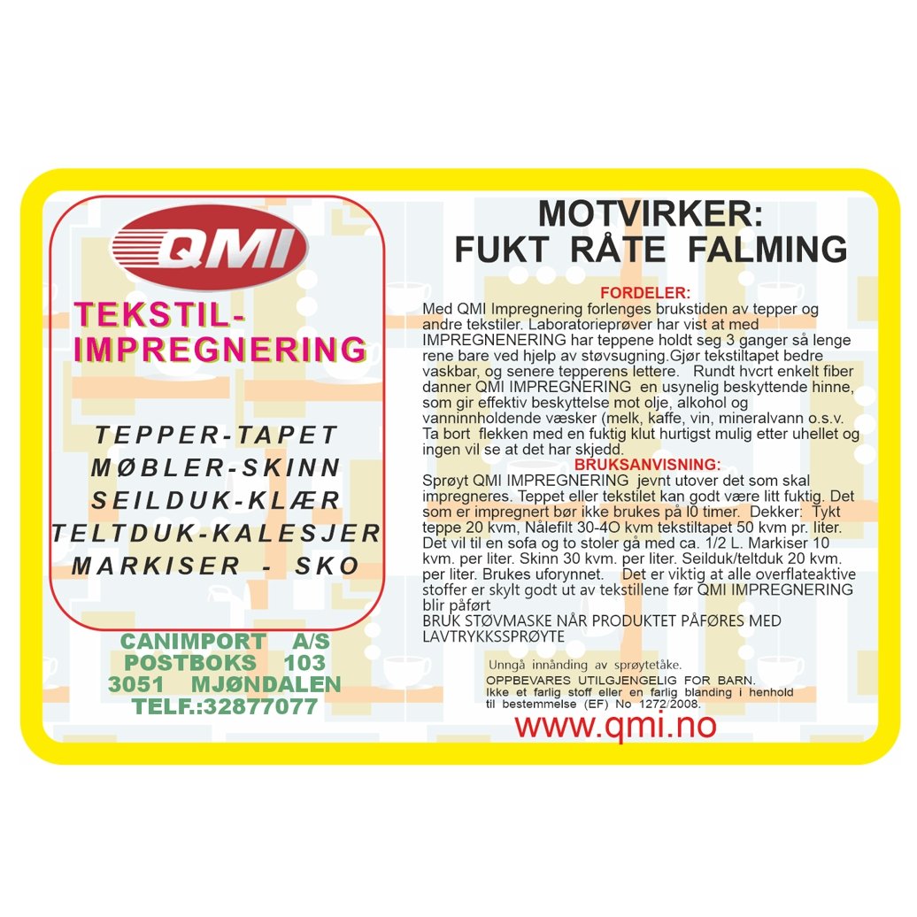 QMI IMPREGNERING AV TEKSTILER OG SKINN - Veteranbilen